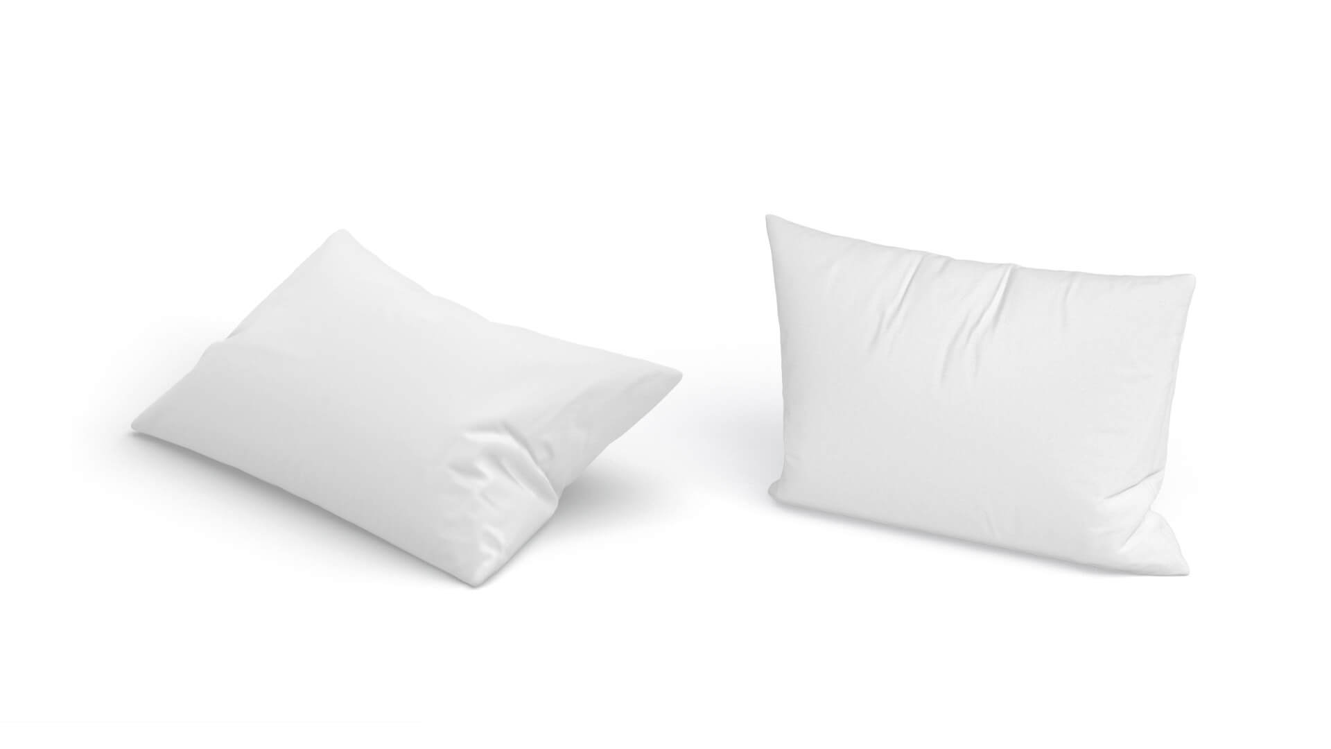 Rectangular Bed Pillow Set - 3D Model by rebrandy