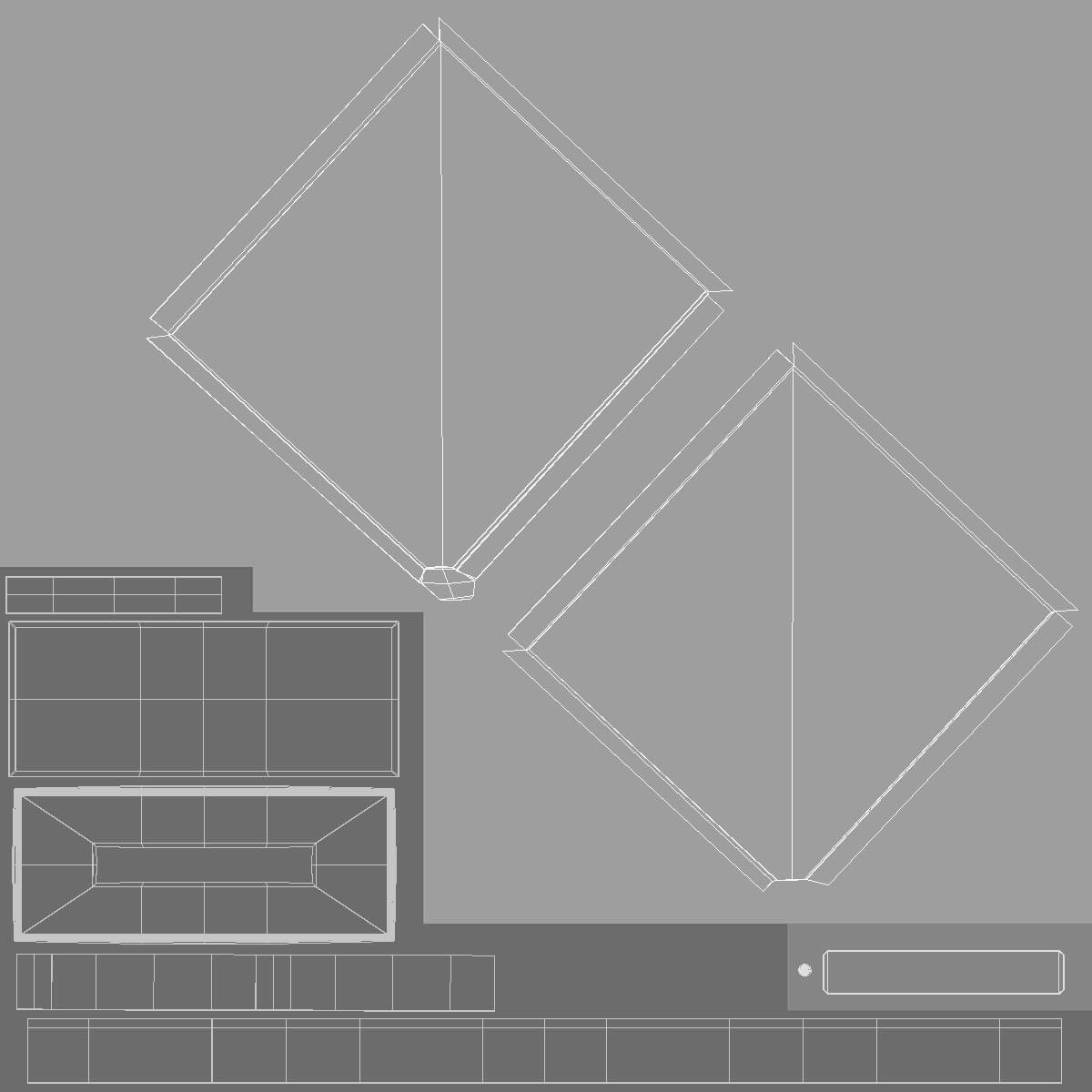 Rhombus Glass Award Trophy - Crystal Plaque 3D Model by rebrandy