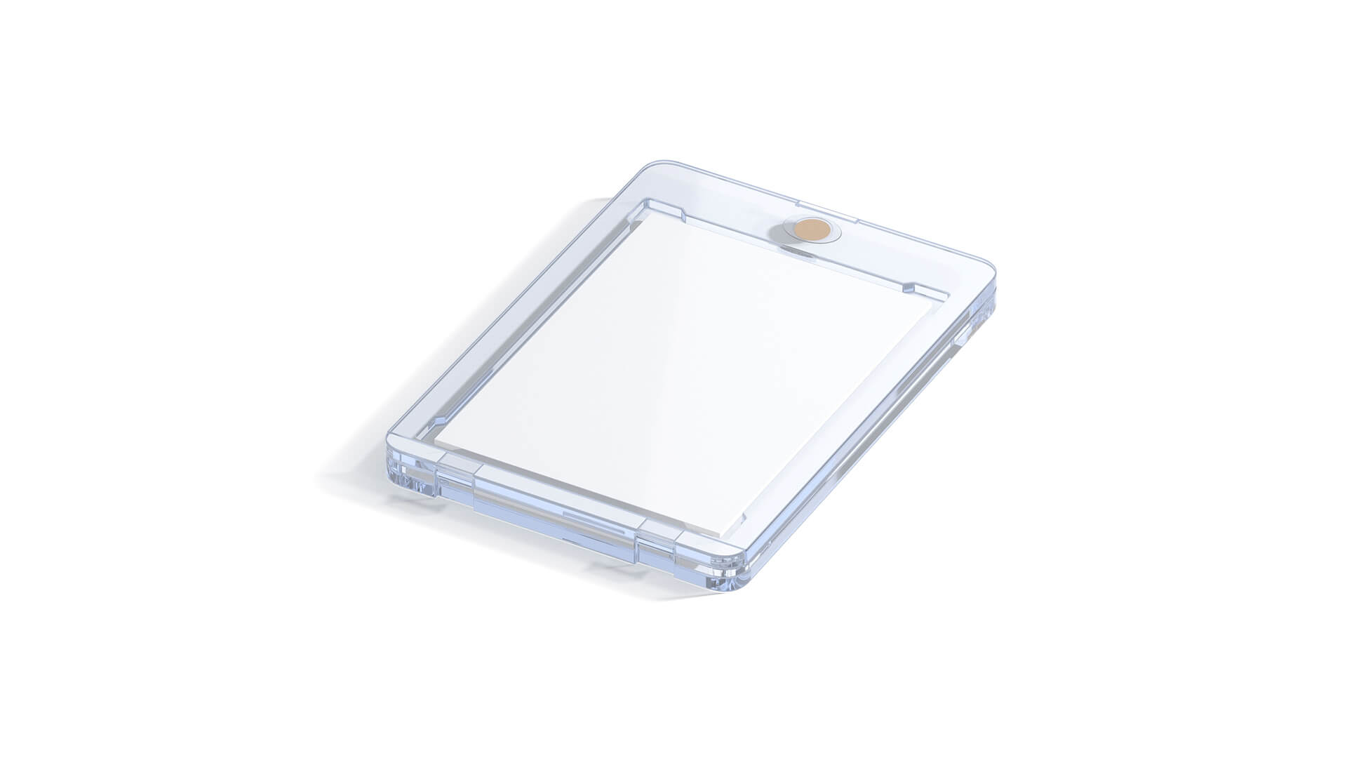 Transparent Magnetic Trading Card - Plastic Collectible Case 3D Model ...