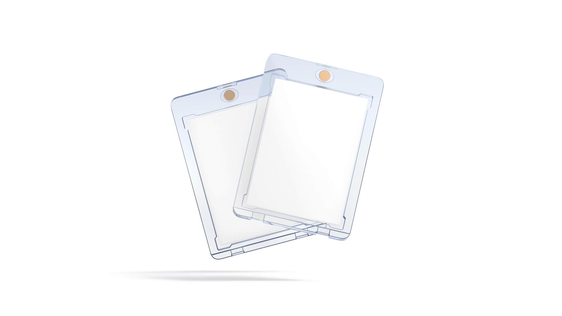Transparent Magnetic Trading Card Stack - 2 Plastic Case 3D Model by ...