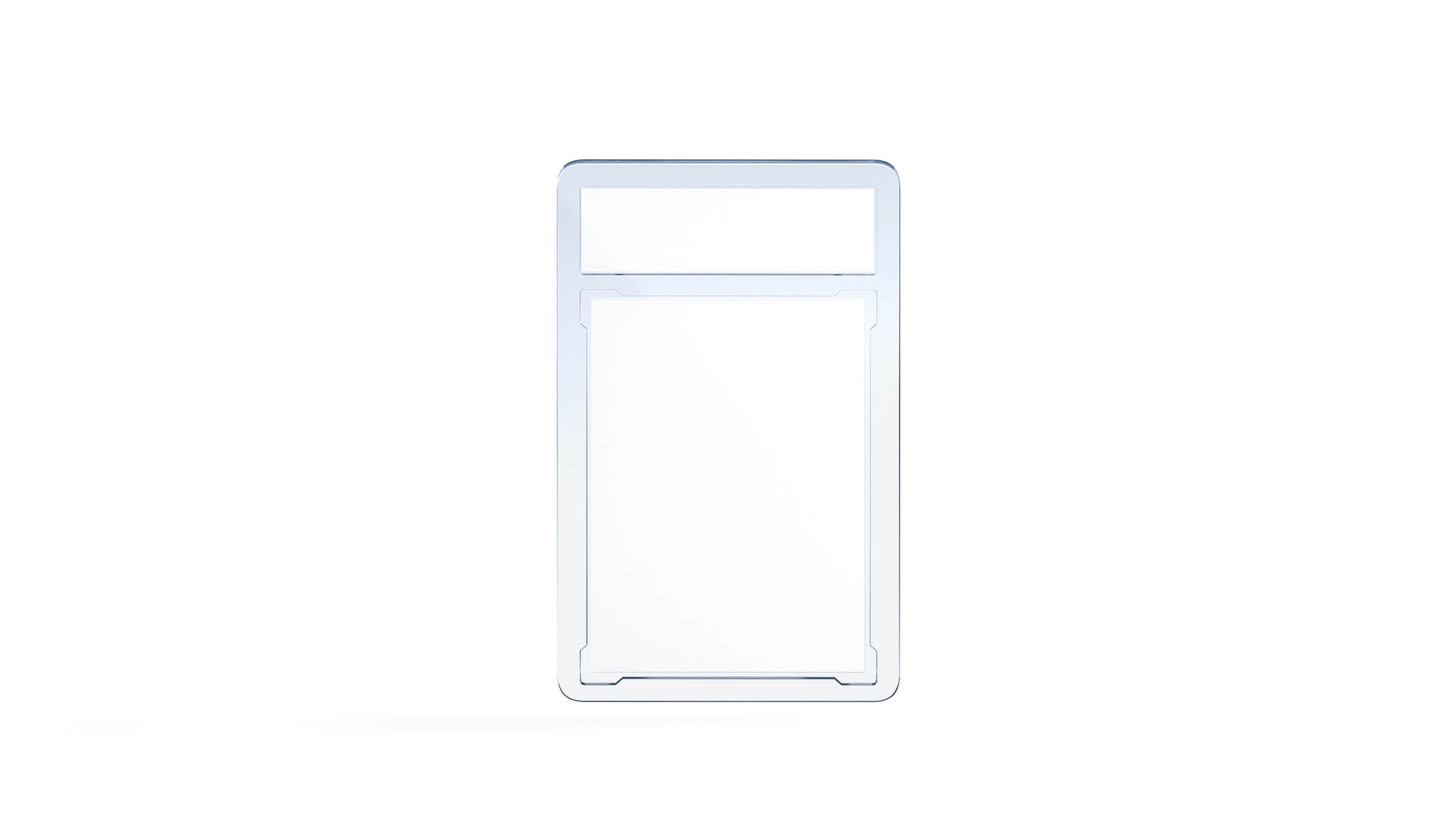 Transparent Trading Card - Plastic Collectible Graded Case 3D Model by ...