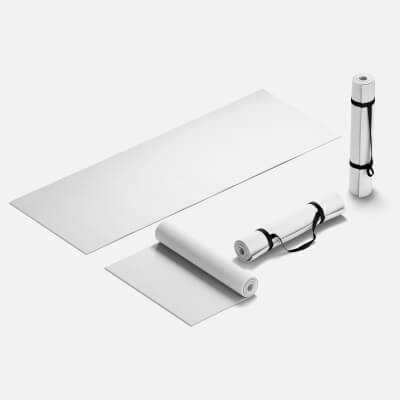 Unfolded and Rolled Four Types Yoga Mat for Tourism Sports - 3D Model ...