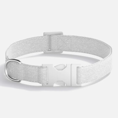 White Dog Collar - Nylon Pet Leash 3D Model by rebrandy