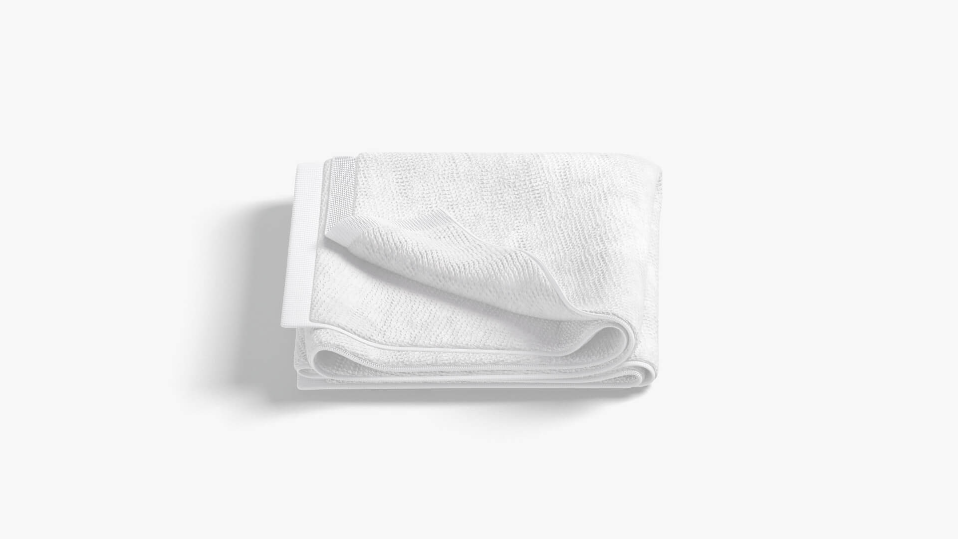 Folded Bath Towel - 3D Model by rebrandy