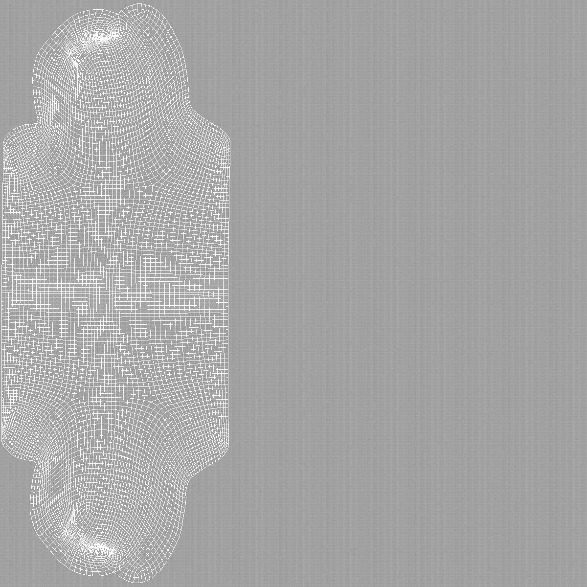 White Long Socks - Fabric Sox Pair 3D Model by rebrandy