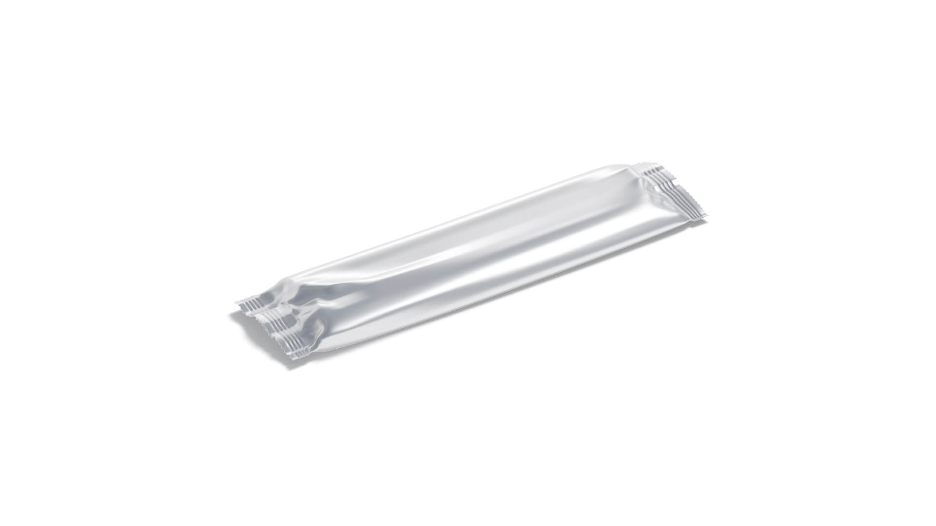 White Narrow Candy Wrap - Wrapped Sweet Food Pack 3D Model by rebrandy