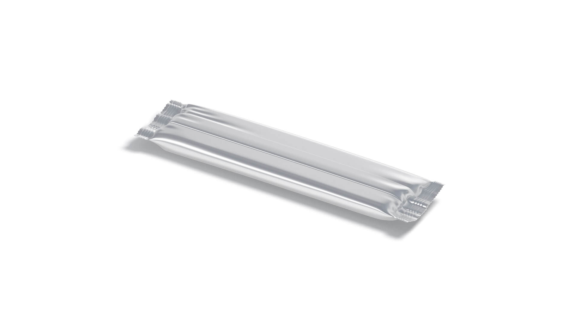 White Narrow Candy Wrap - 3D Model by rebrandy
