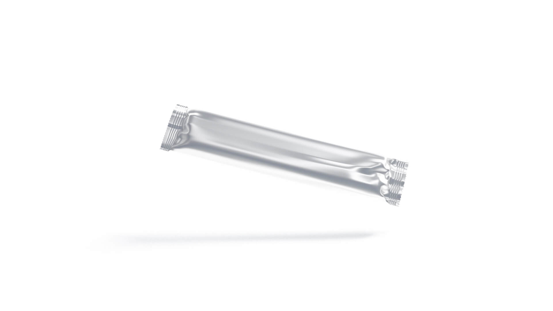 White Narrow Candy Wrap - 3D Model by rebrandy