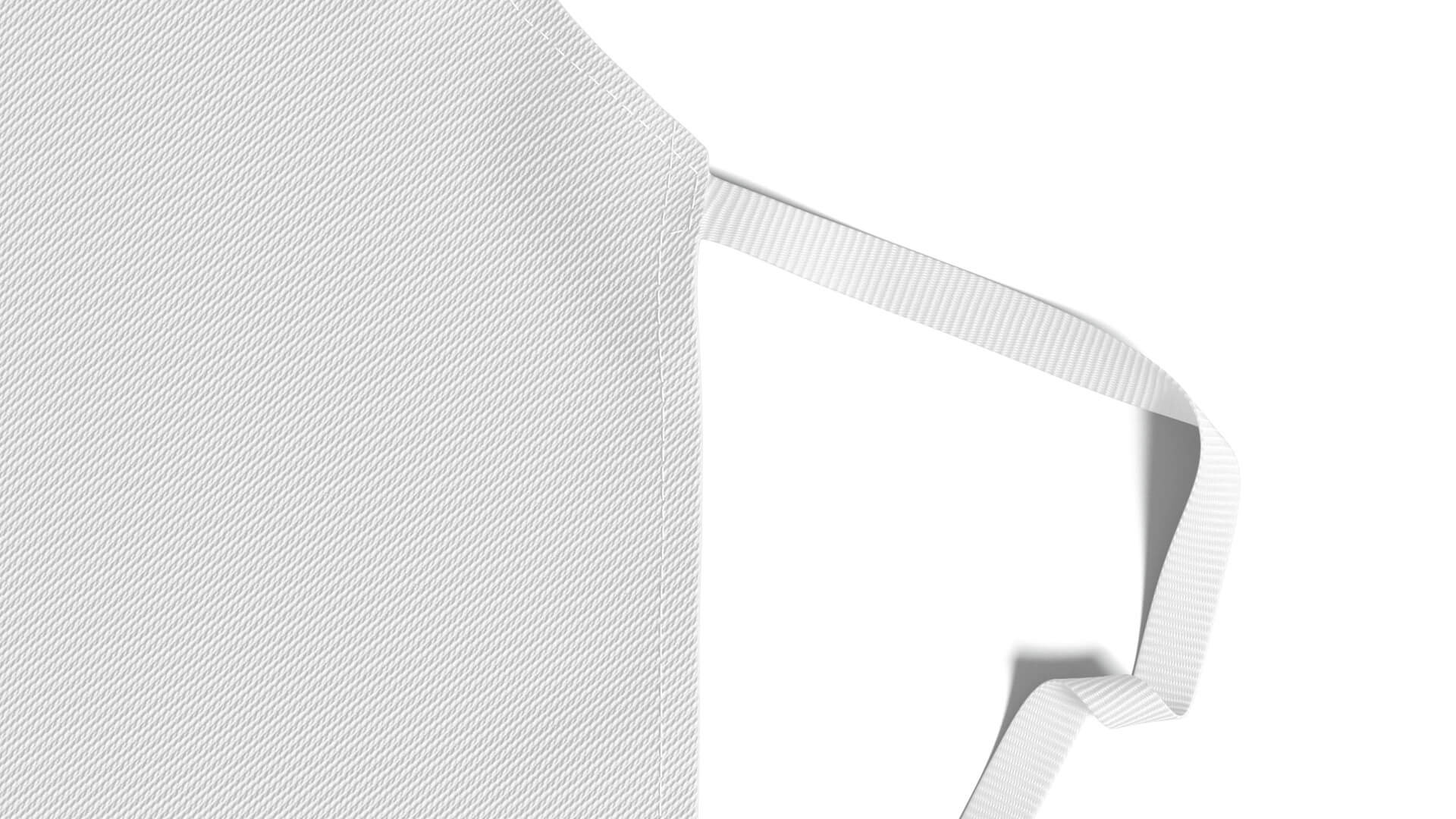 White Protective Apron - 3D Model by rebrandy