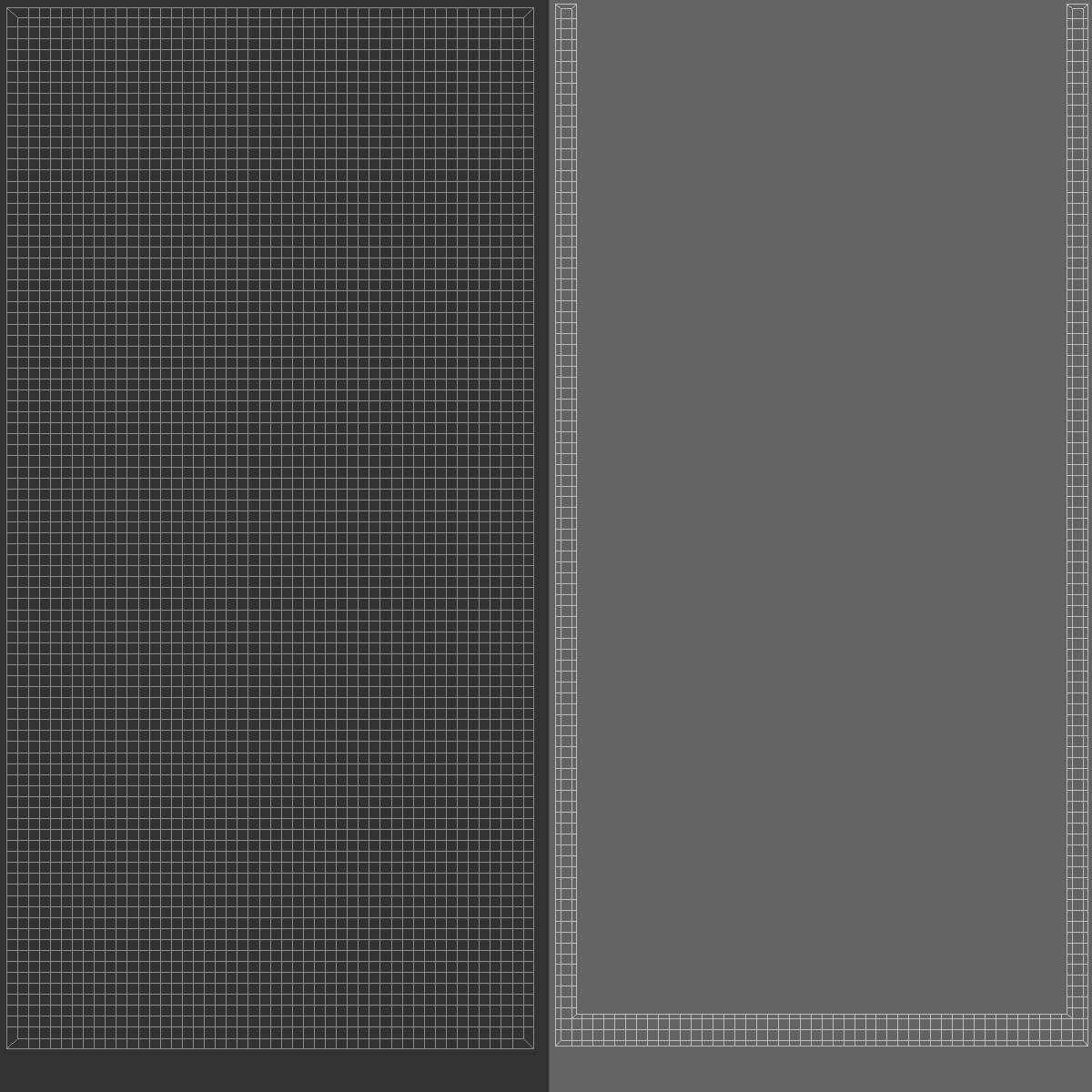 White Rolled Open Towel - 3D Model by rebrandy