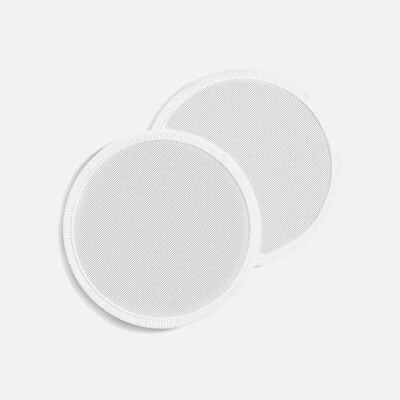 White Round Embroidered Patch Stack - Lying Circle Badge 3D Model by ...