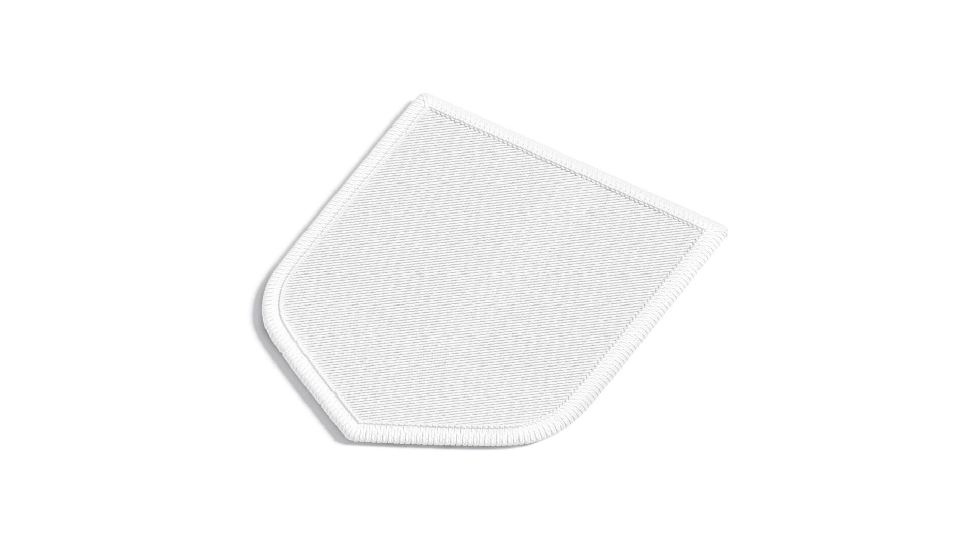 White Shield Embroidered Patch - Lying Embroidery Emblem 3D Model by ...