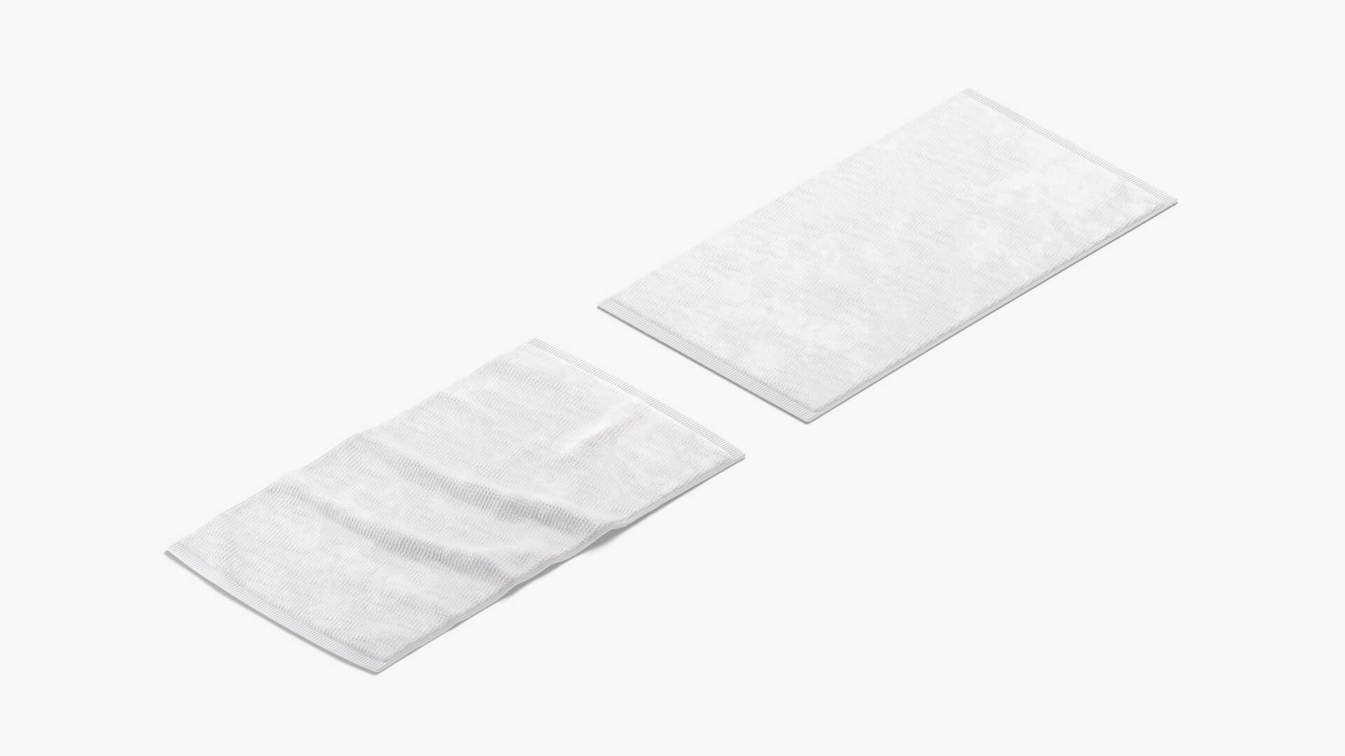 Small Bath Towel Set - 3D Model by rebrandy