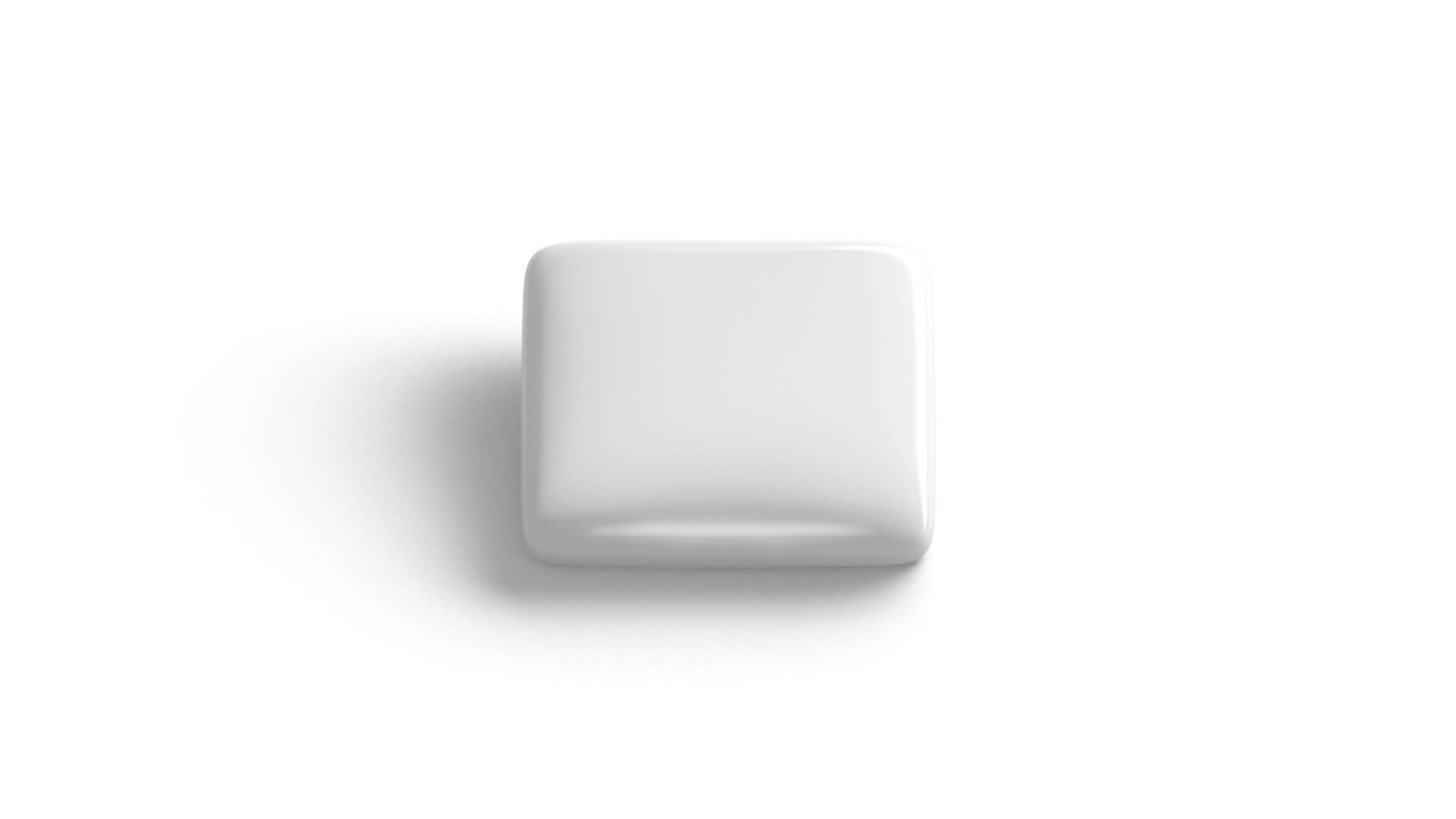 3d Square Button