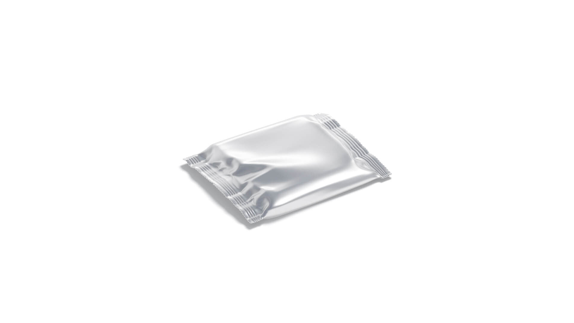 White Square Candy Wrap Package - 3D Model by rebrandy