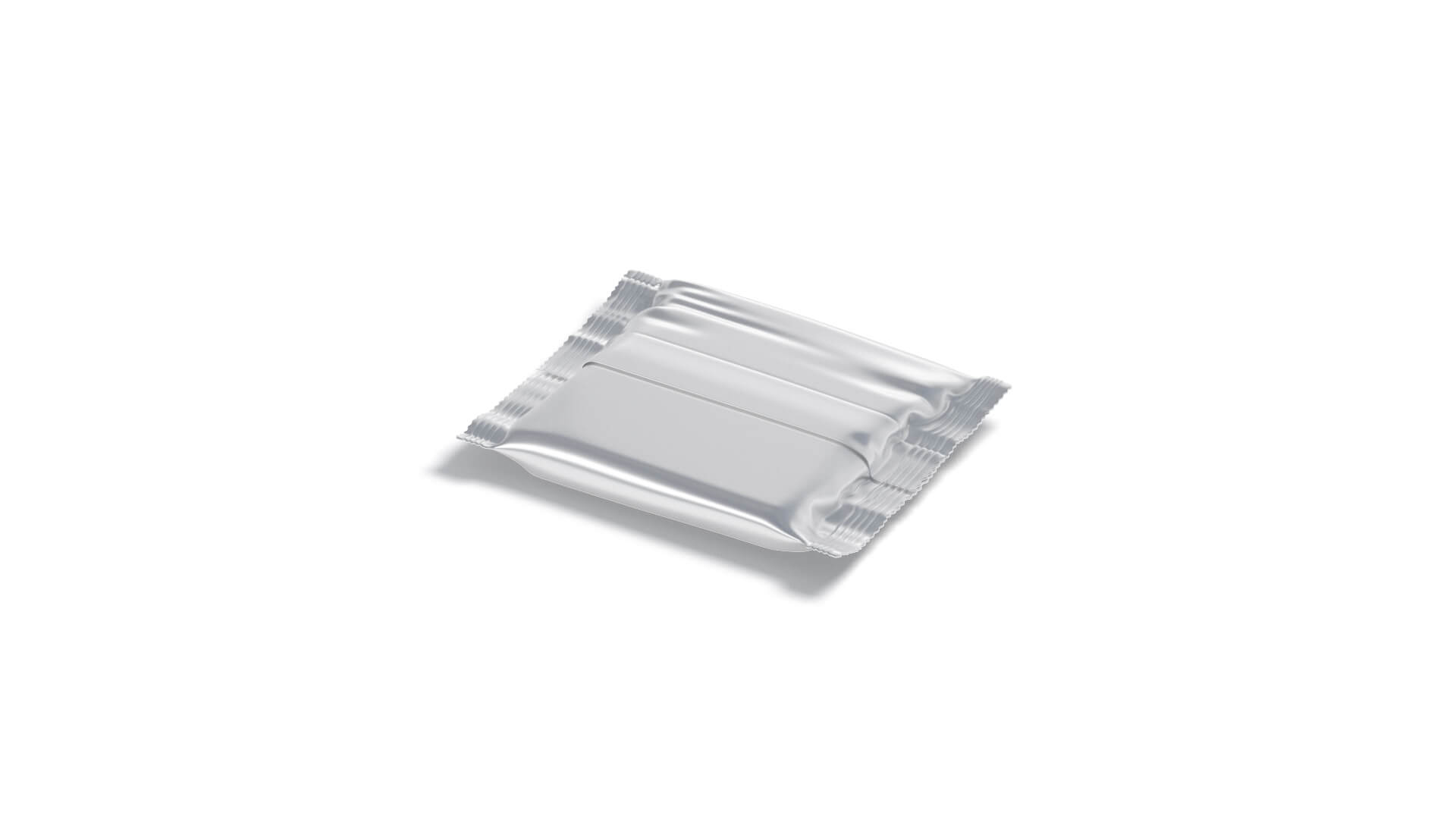 White Square Candy Wrap Package - 3D Model by rebrandy