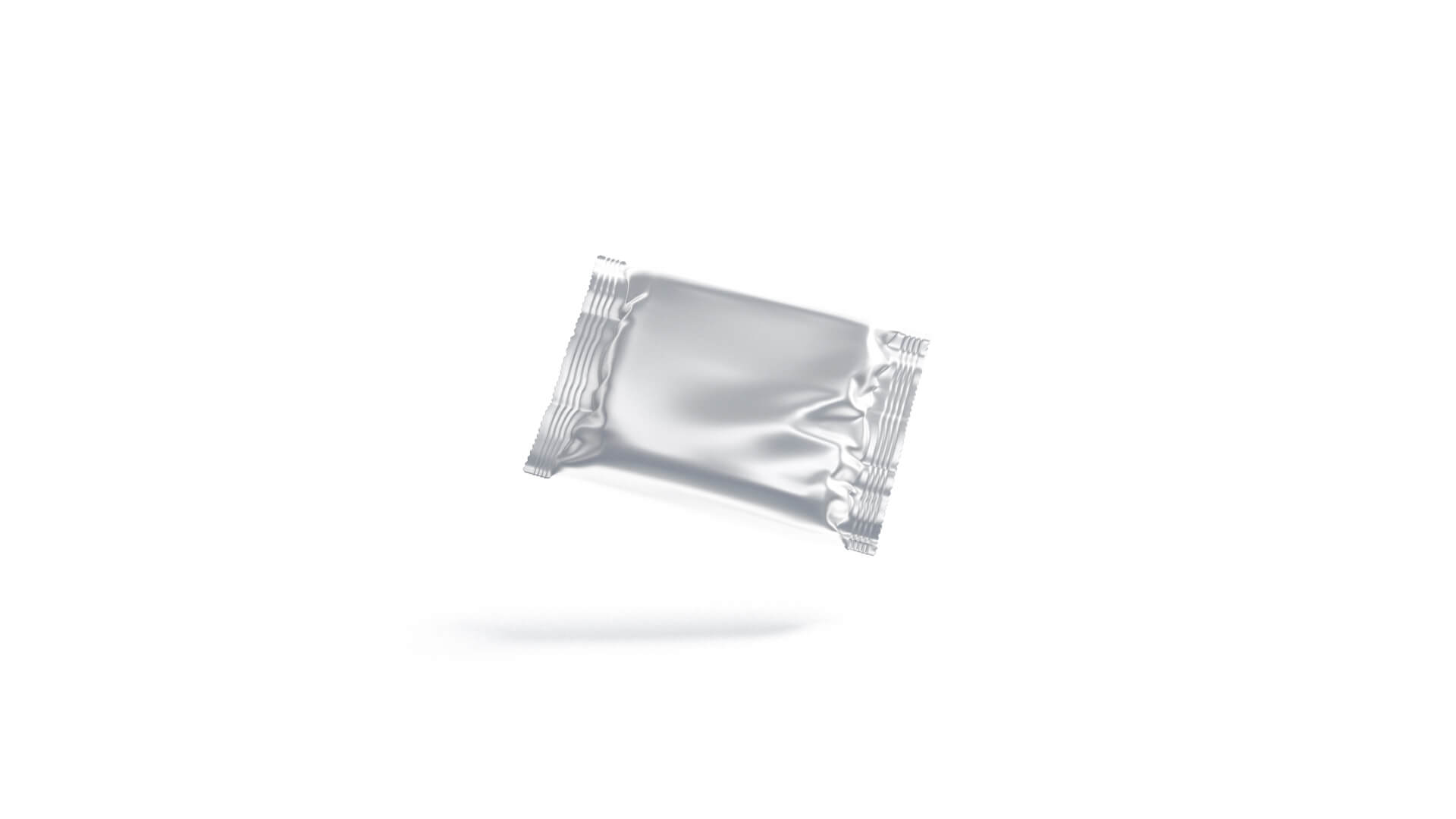 White Square Candy Wrap Package - 3D Model by rebrandy