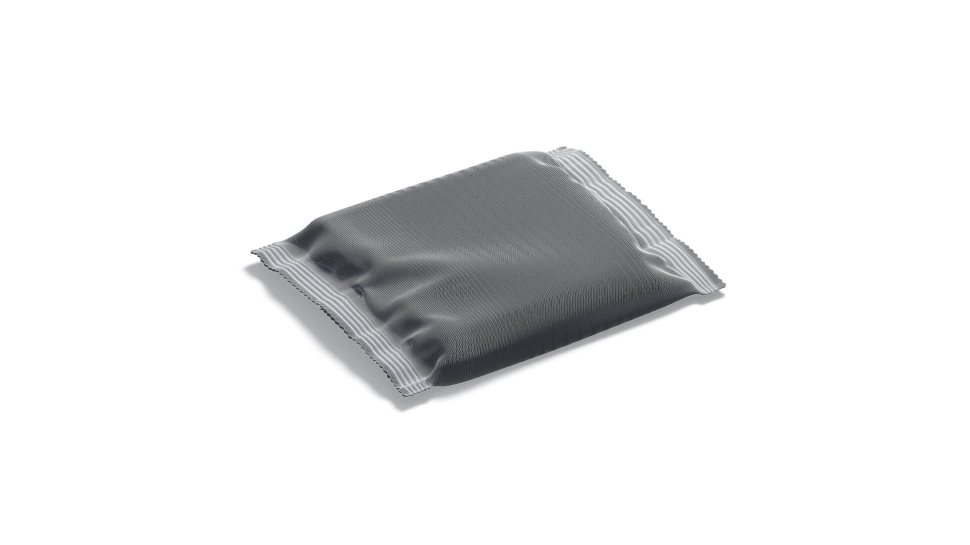 White Square Candy Wrap Package - 3D Model by rebrandy