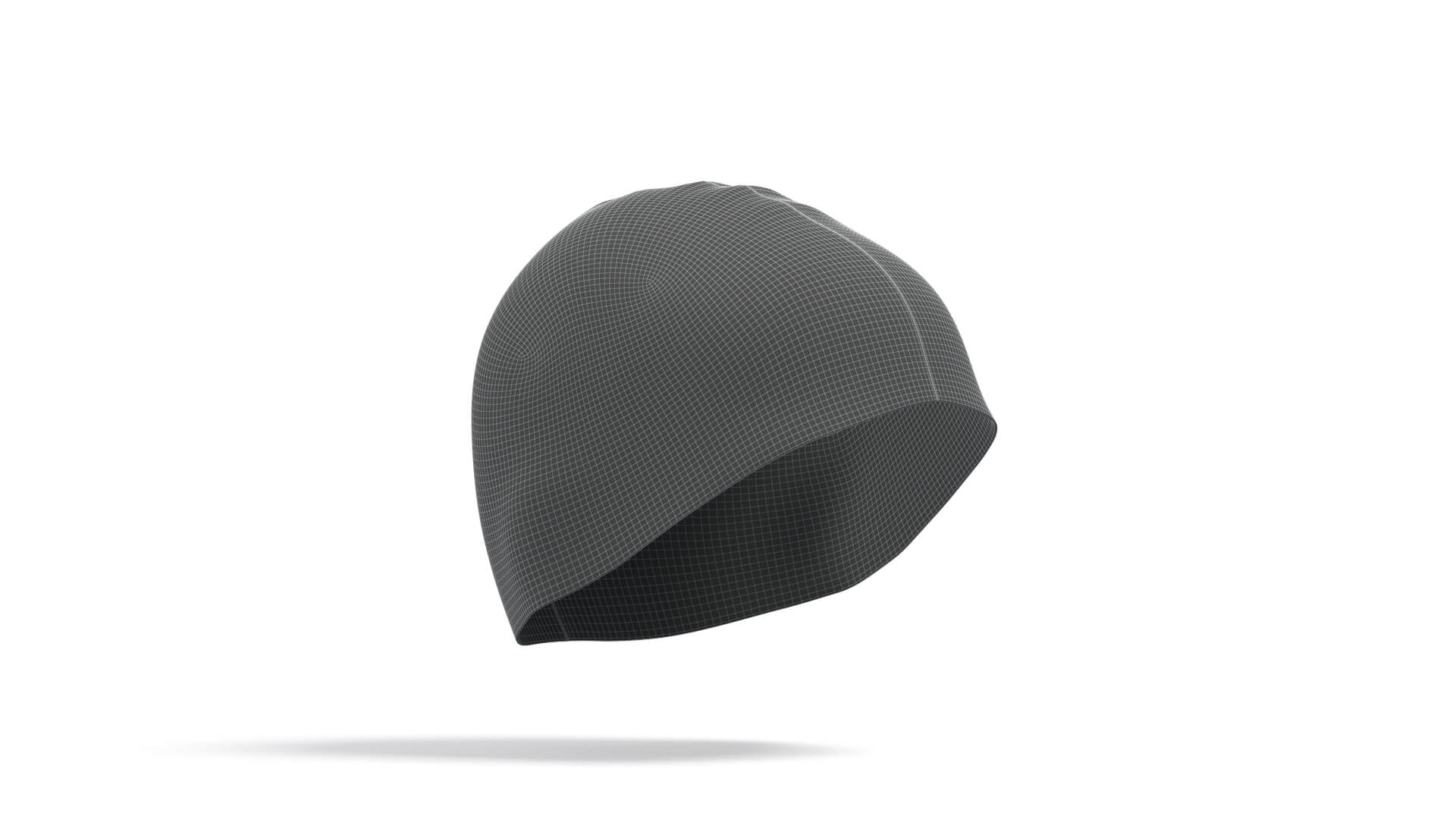 White Swim Cap Set - Sports Rubber Swimming Hat 3D Model by rebrandy