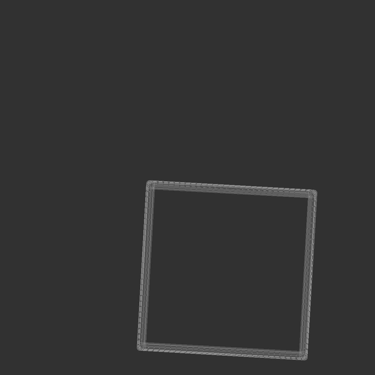 Wood Plate 2 Types - Round Square Wooden Board Set 3D Model by rebrandy