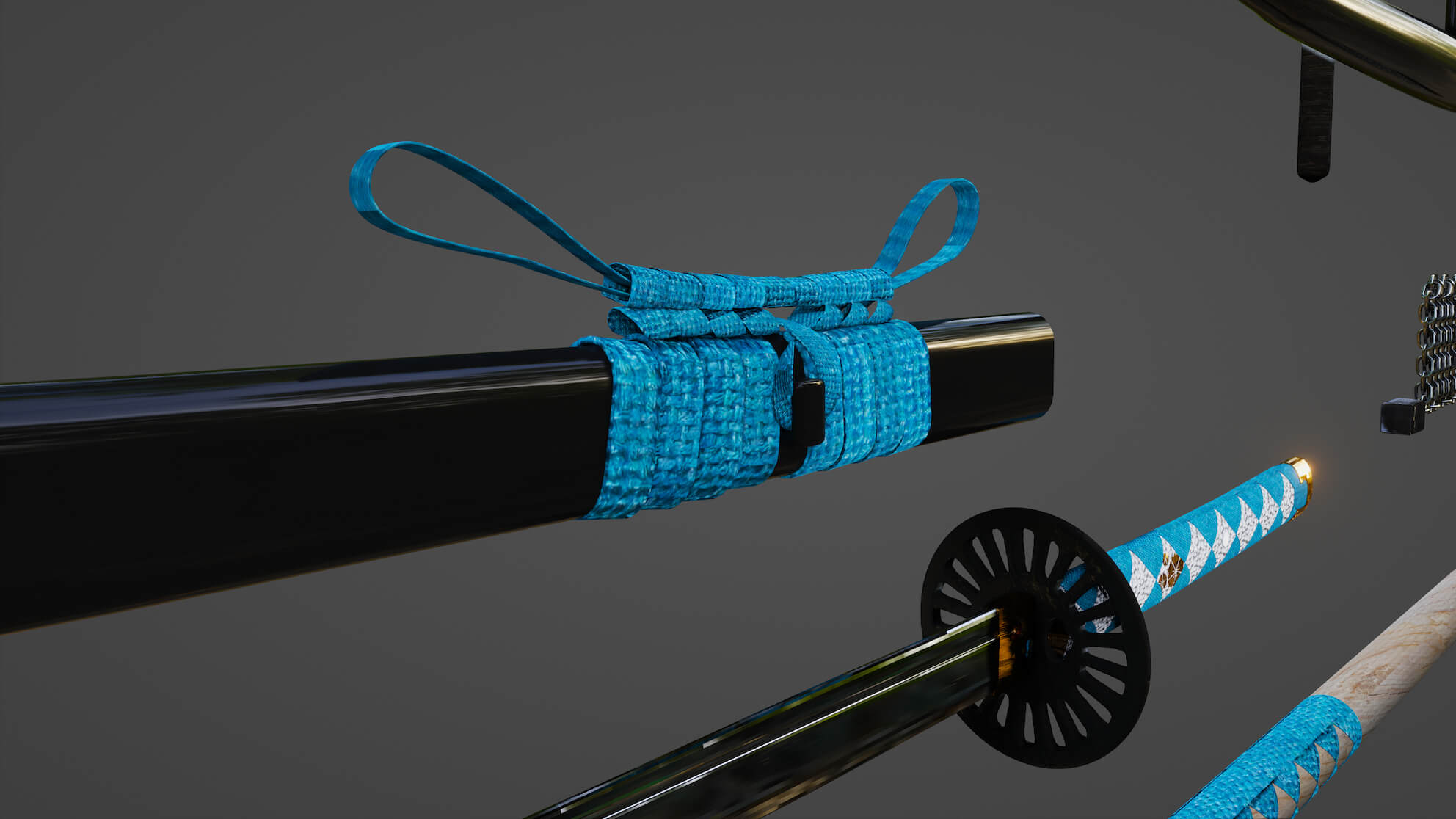 Japanese Ancient Weapon Pack X10 - 3D Model by Red_xamurai