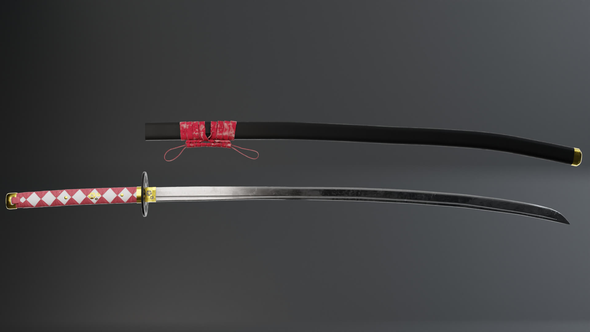 Katana Ronin - 3D Model by Red_xamurai