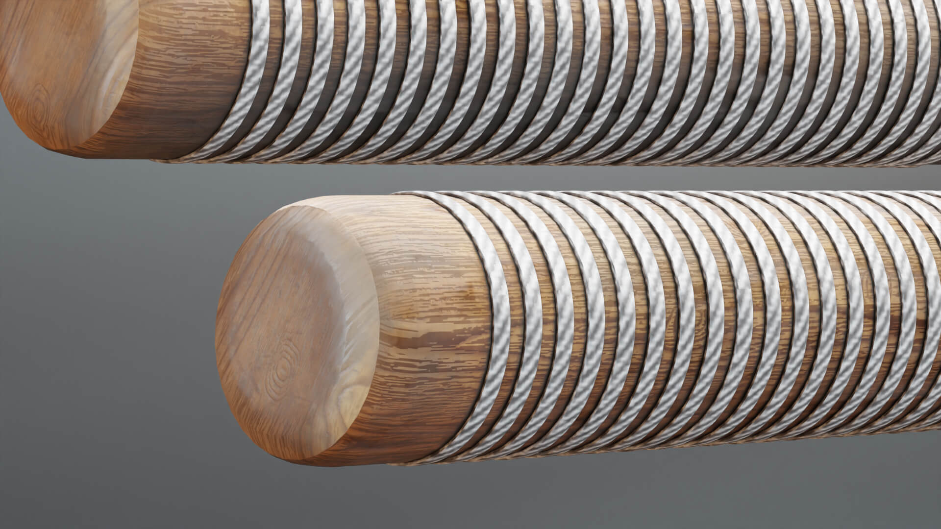 Japanese Nunchaku - 3D Model by Red_xamurai
