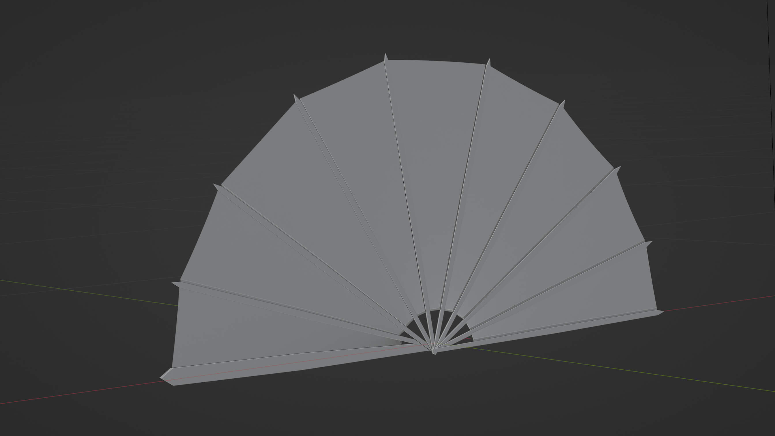 Tessen - Japanese War Fan 3D Model by Red_xamurai