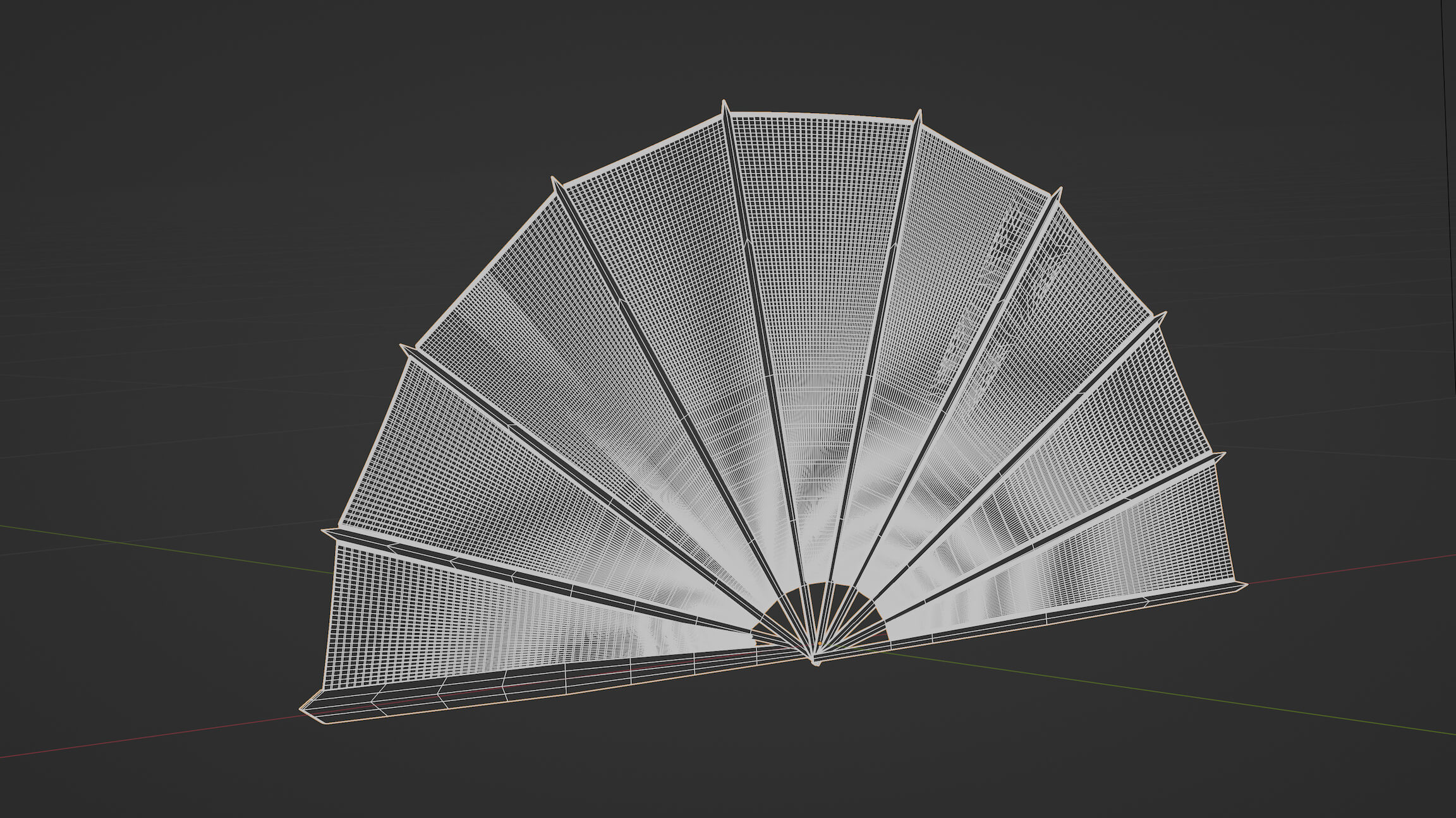 Tessen - Japanese War Fan 3D Model by Red_xamurai