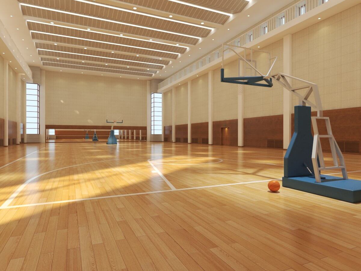 Basketball Court - 3D Model by Redbunny