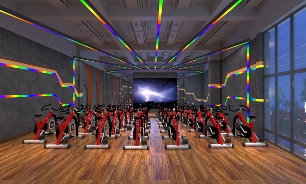 Gym Interior 07 - 3D Model by Redbunny