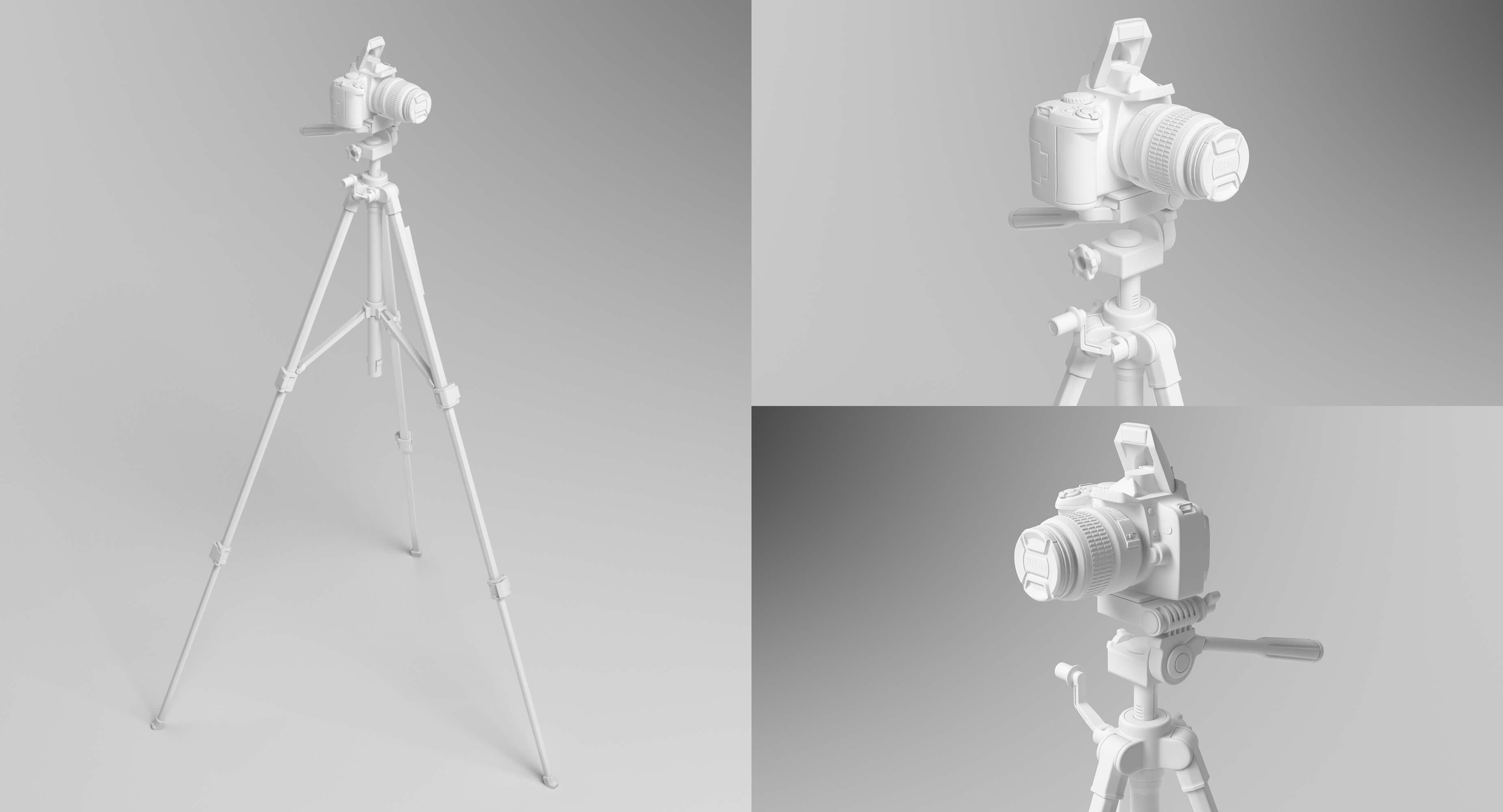 Nikon Camera - 3D Model by Redbunny