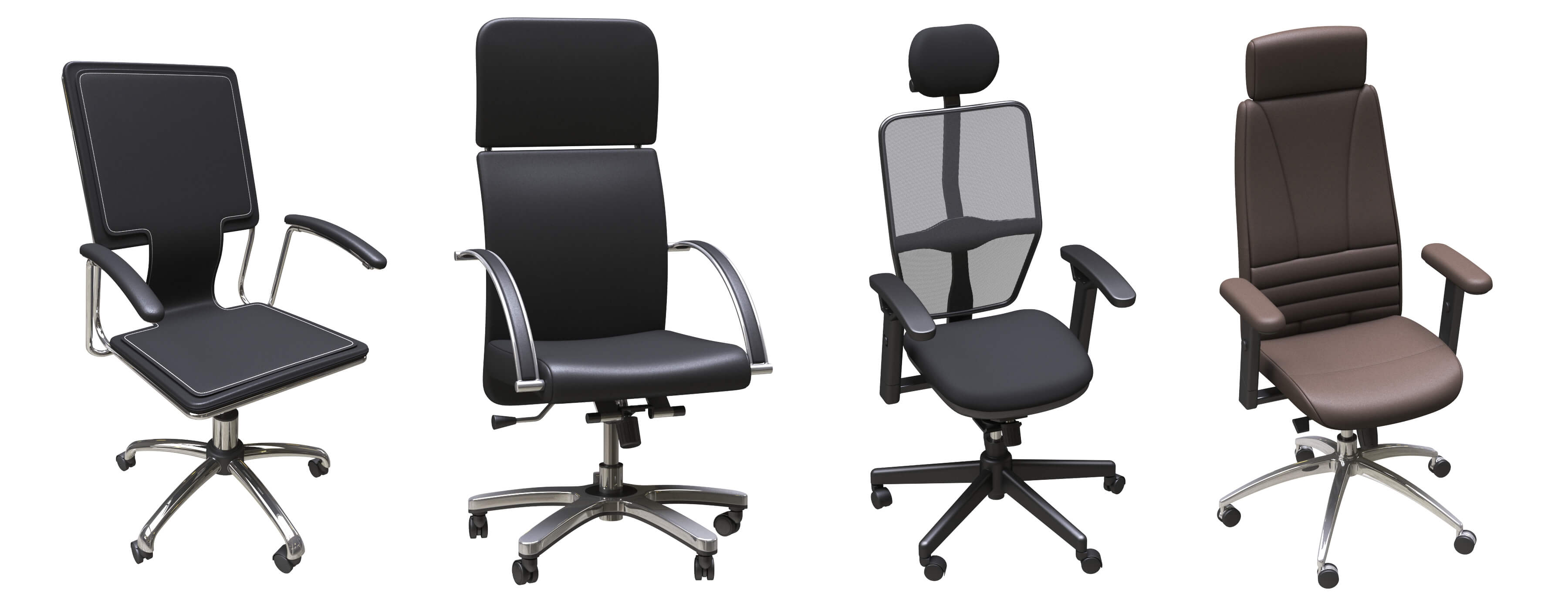 Office Chair Pack 04 - 3D Model by Redbunny