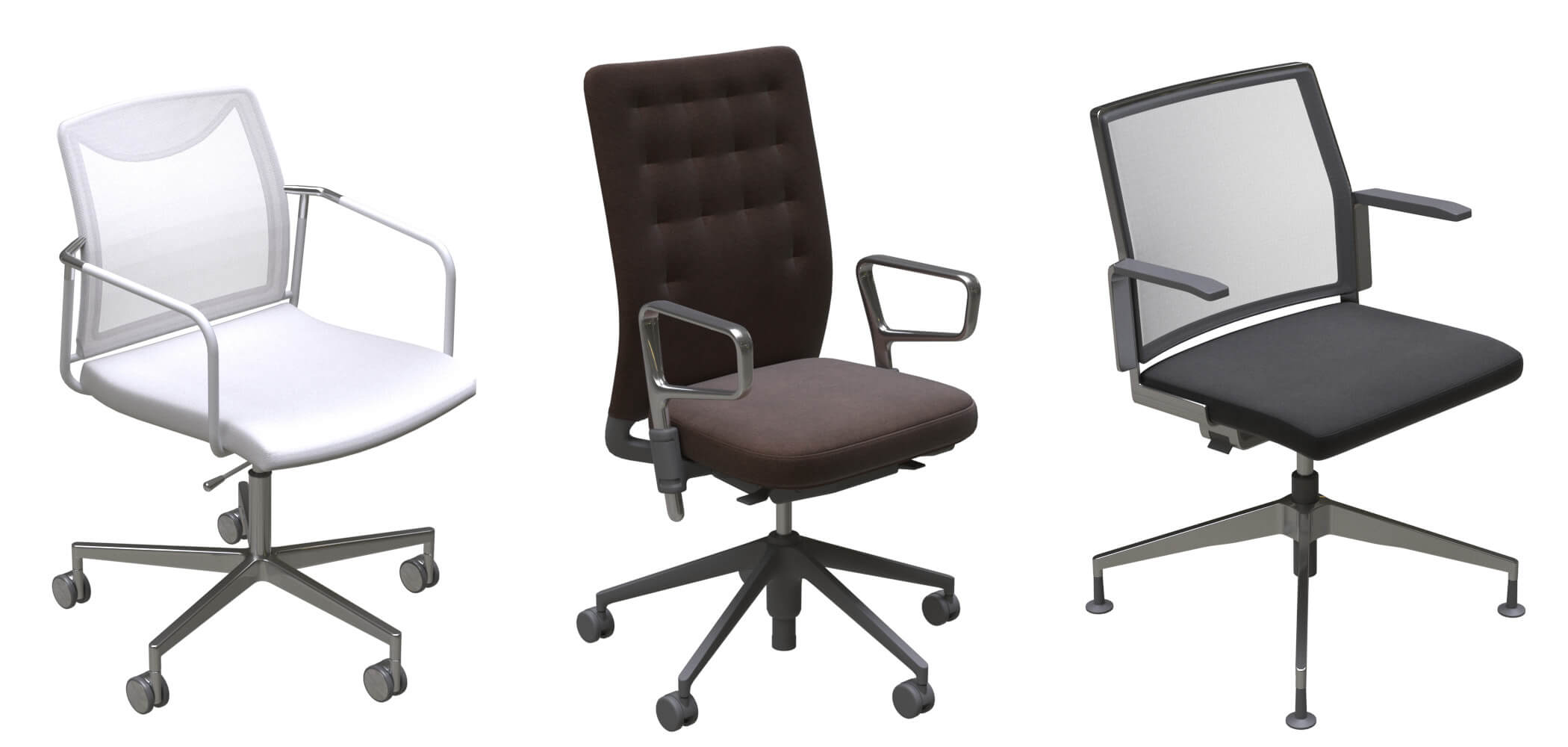 Office Chair Pack 15 - 3D Model by Redbunny