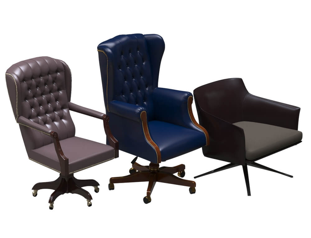 Office Chair Pack 23 - 3D Model by Redbunny