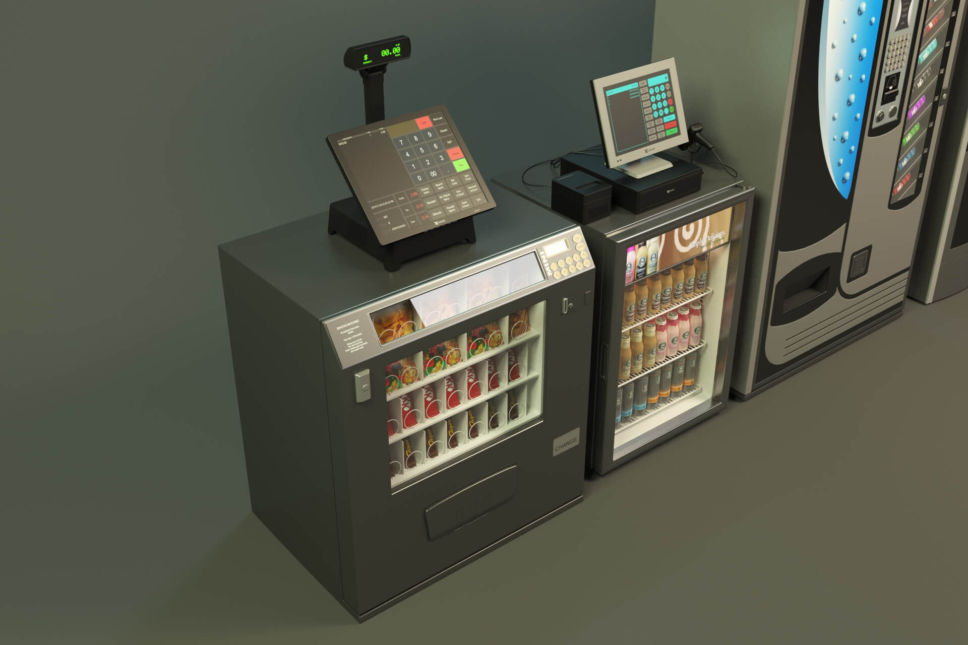 Vending Machine 01 - 3D Model by Redbunny
