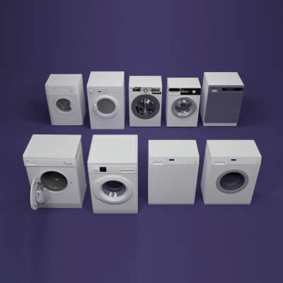 3D Models | Interiors | Washing Machines | RenderHub