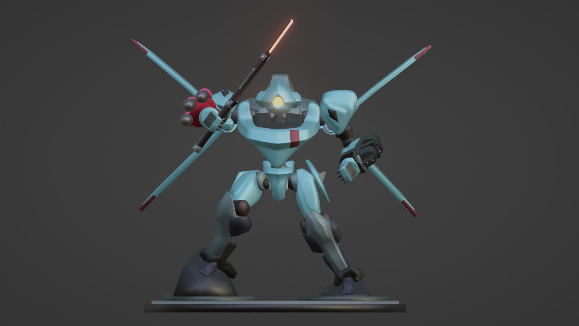 Akatsuki FE Rocket - 3D Model by Redclay777