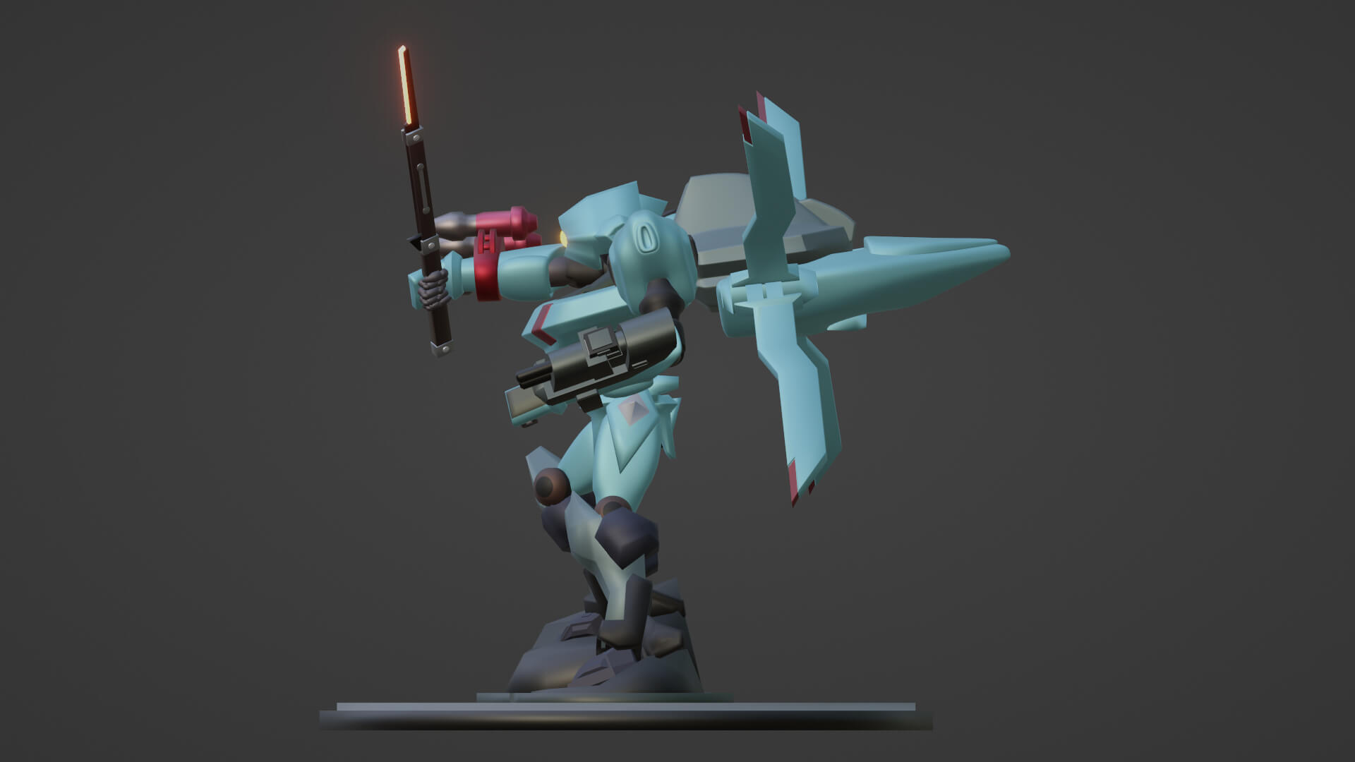 Akatsuki FE Rocket - 3D Model by Redclay777