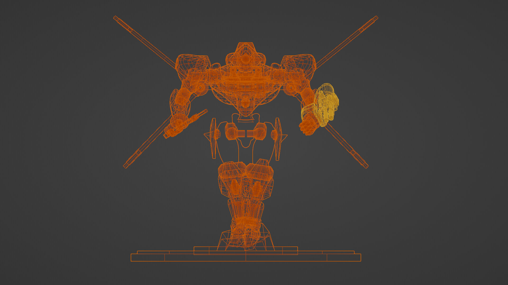 Akatsuki Shoulder Turrets - 3D Print Model by Redclay777