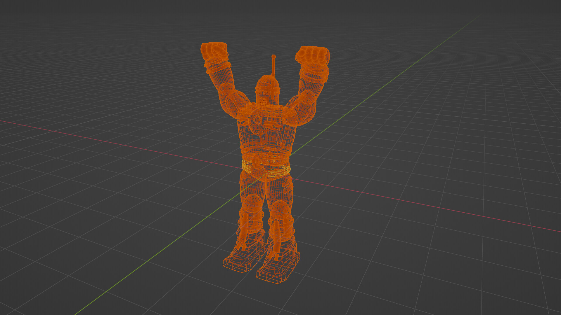 Big Guy Flying - Free 3D Model by Redclay777