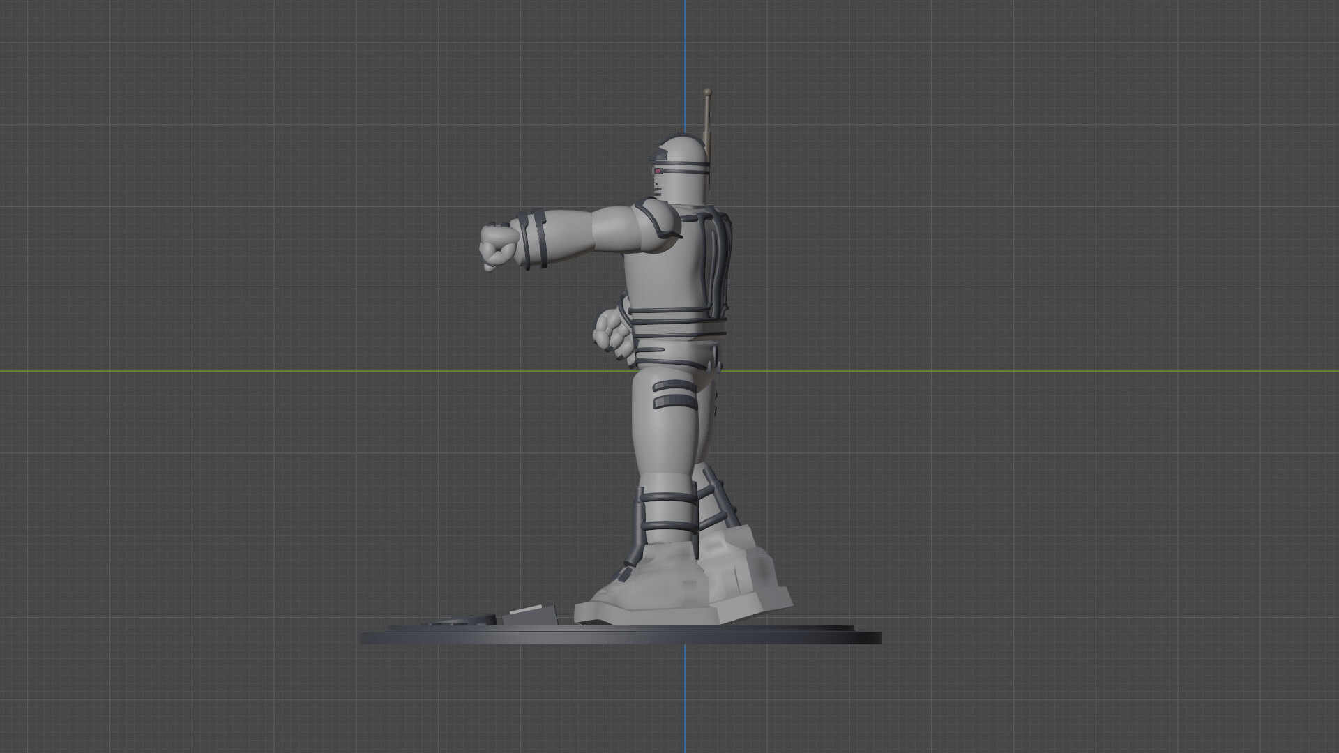 Big Guy Punch - 3D Model by Redclay777