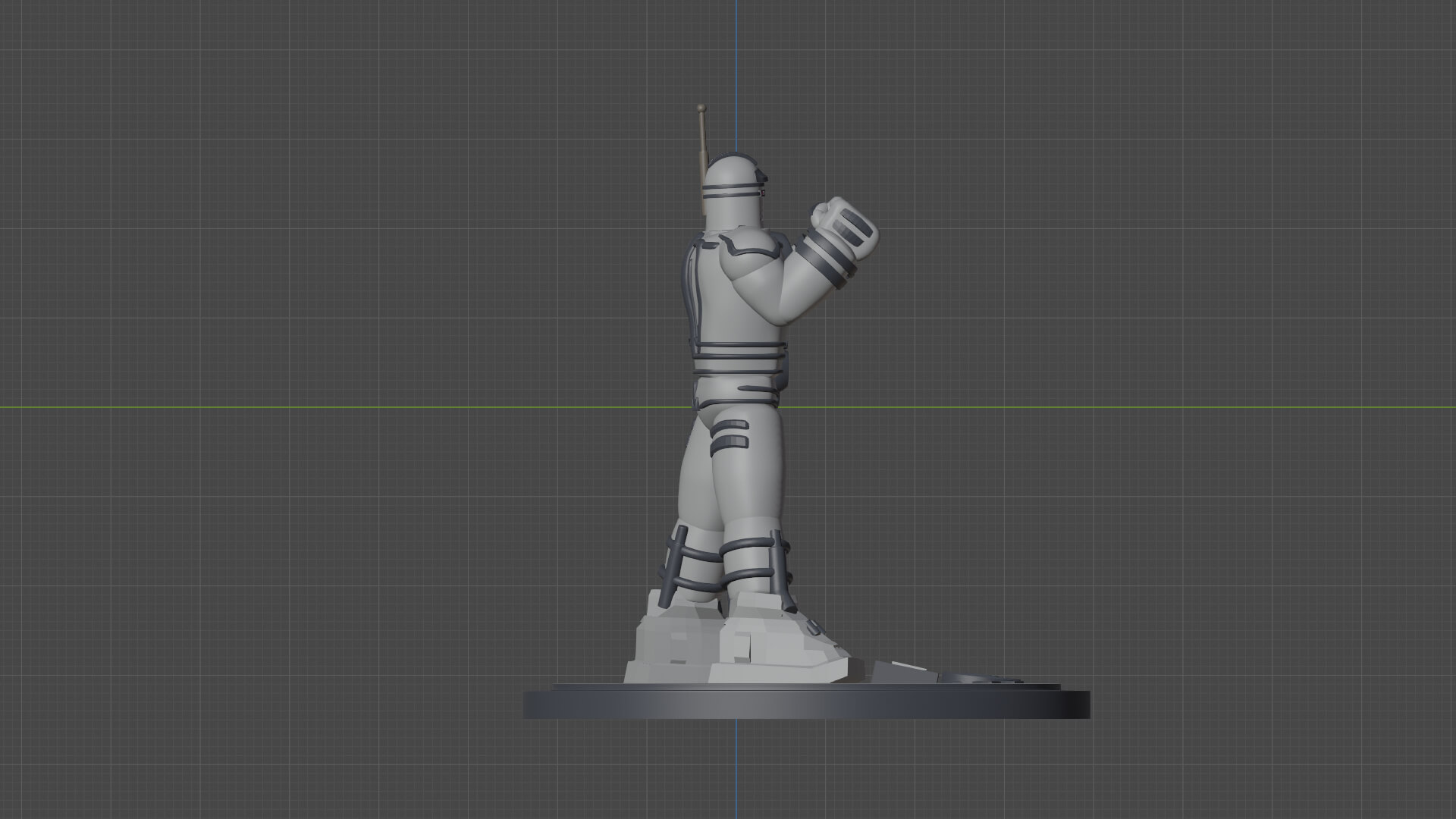 Big Guy Boxing - 3D Print Model by Redclay777