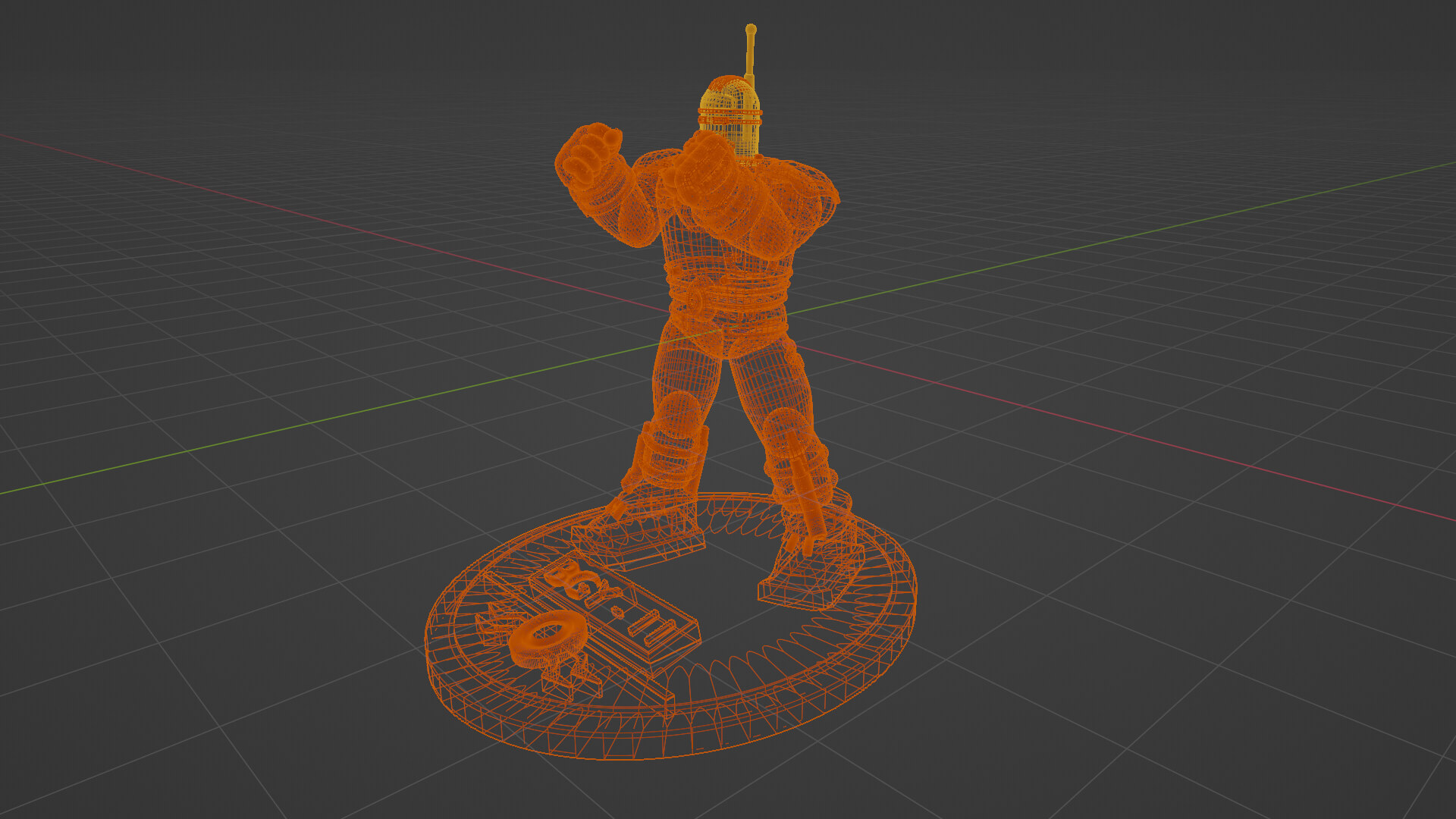 Big Guy Boxing - 3D Model by Redclay777