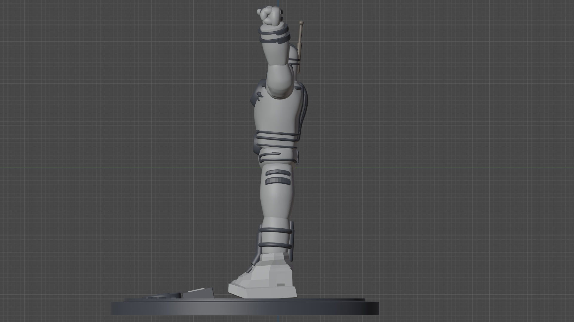 Bigguy Taking Off - 3D Print Model by Redclay777