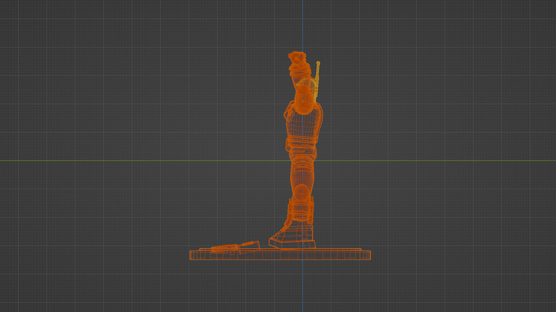 Bigguy Taking Off - 3D Print Model by Redclay777