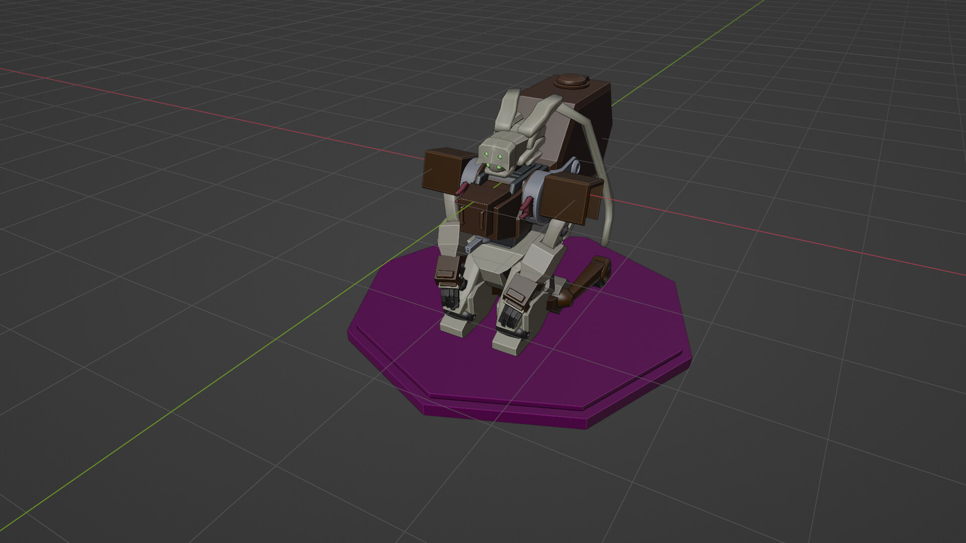 Burai Custom Stand By - 3D Print Model by Redclay777