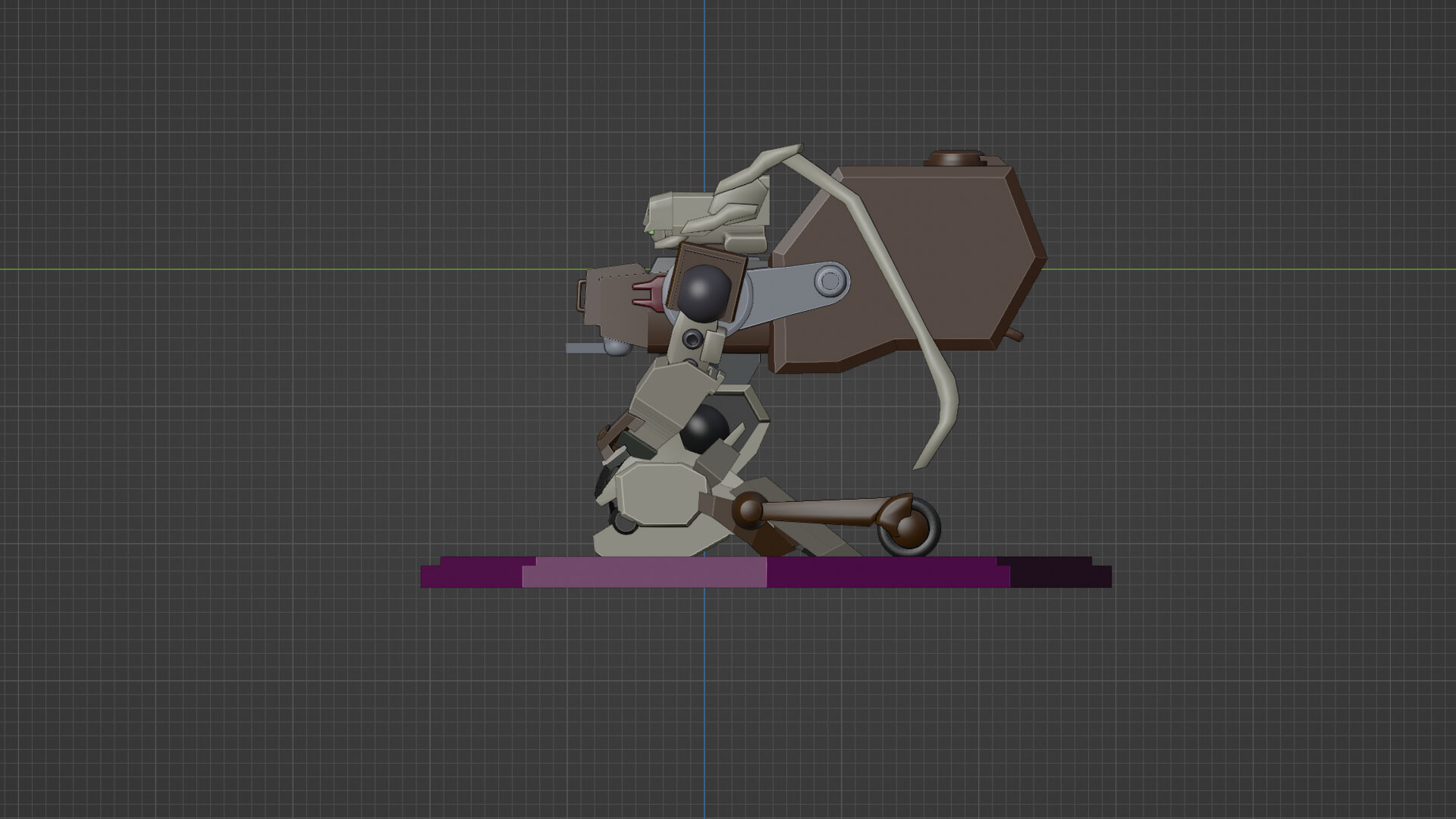 Burai Custom Stand By - 3D Print Model by Redclay777