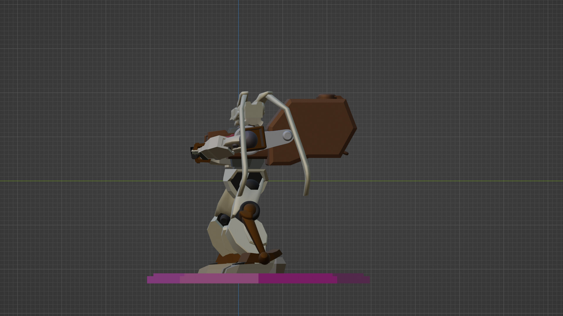 Burai Kai Right Stab - 3D Print Model by Redclay777