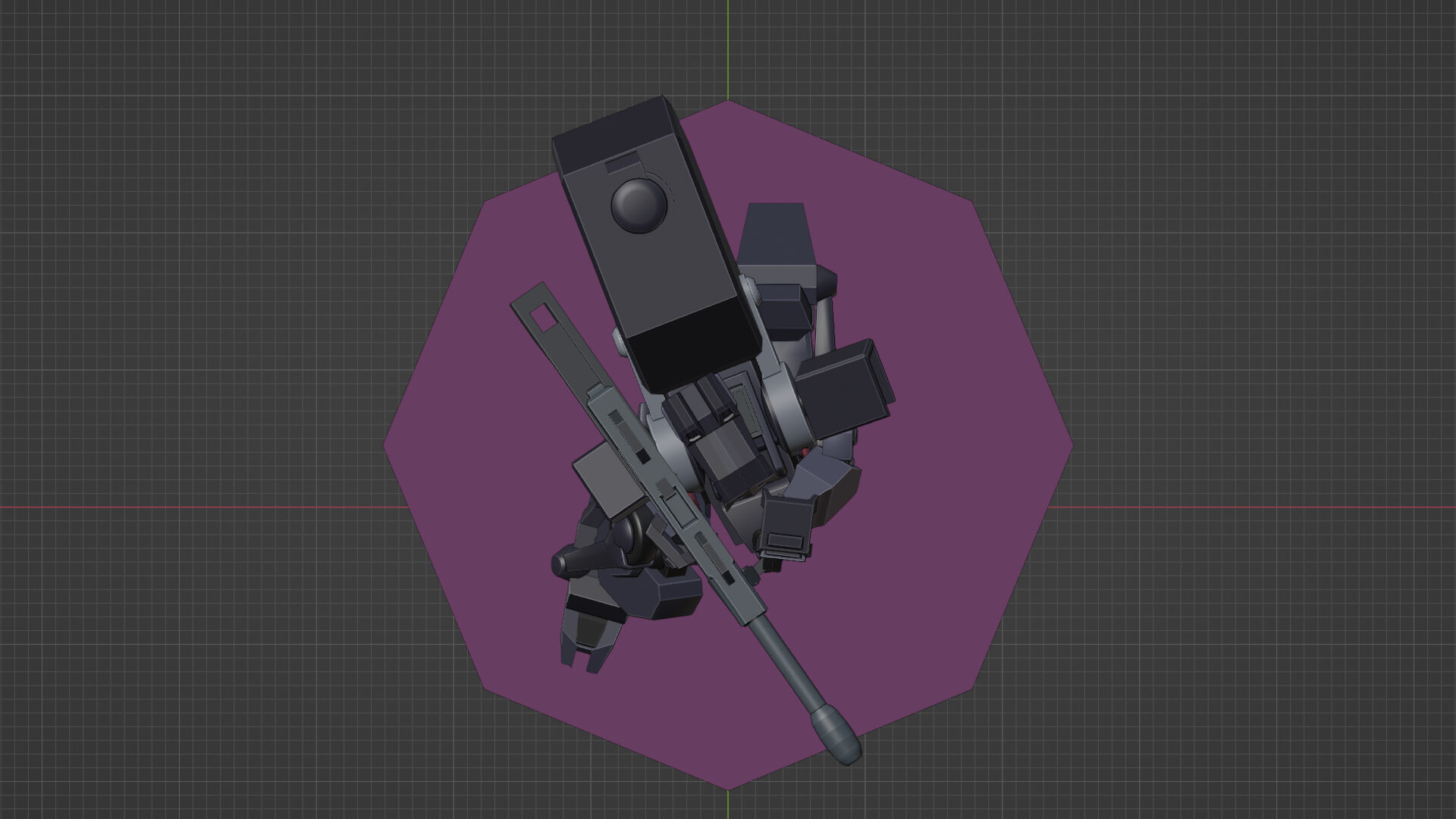 Burai Kneeling Bazooka Shot - 3D Print Model by Redclay777